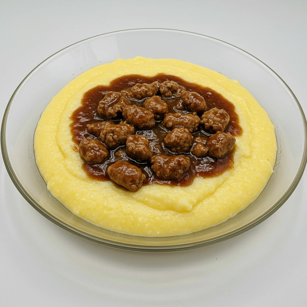 Receita de Angu Cremoso com Molho de Linguiça - Dicas e Dicas