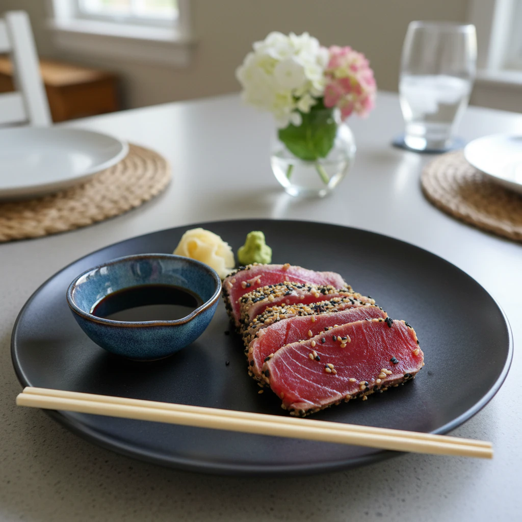 Receita de Atum com Crosta de Gergelim e Molho Teriyaki - Dicas e Dicas