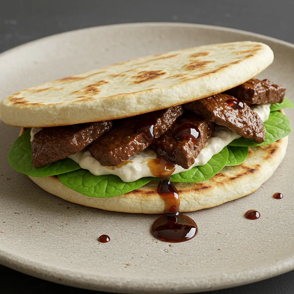 Receita de Beirute de Carne Teriyaki com Rap10 - Dicas e Dicas