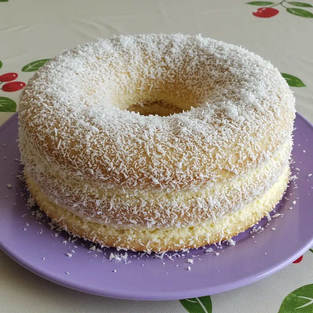 Receita de Bolo Baba de Moça com Coco - Dicas e Dicas