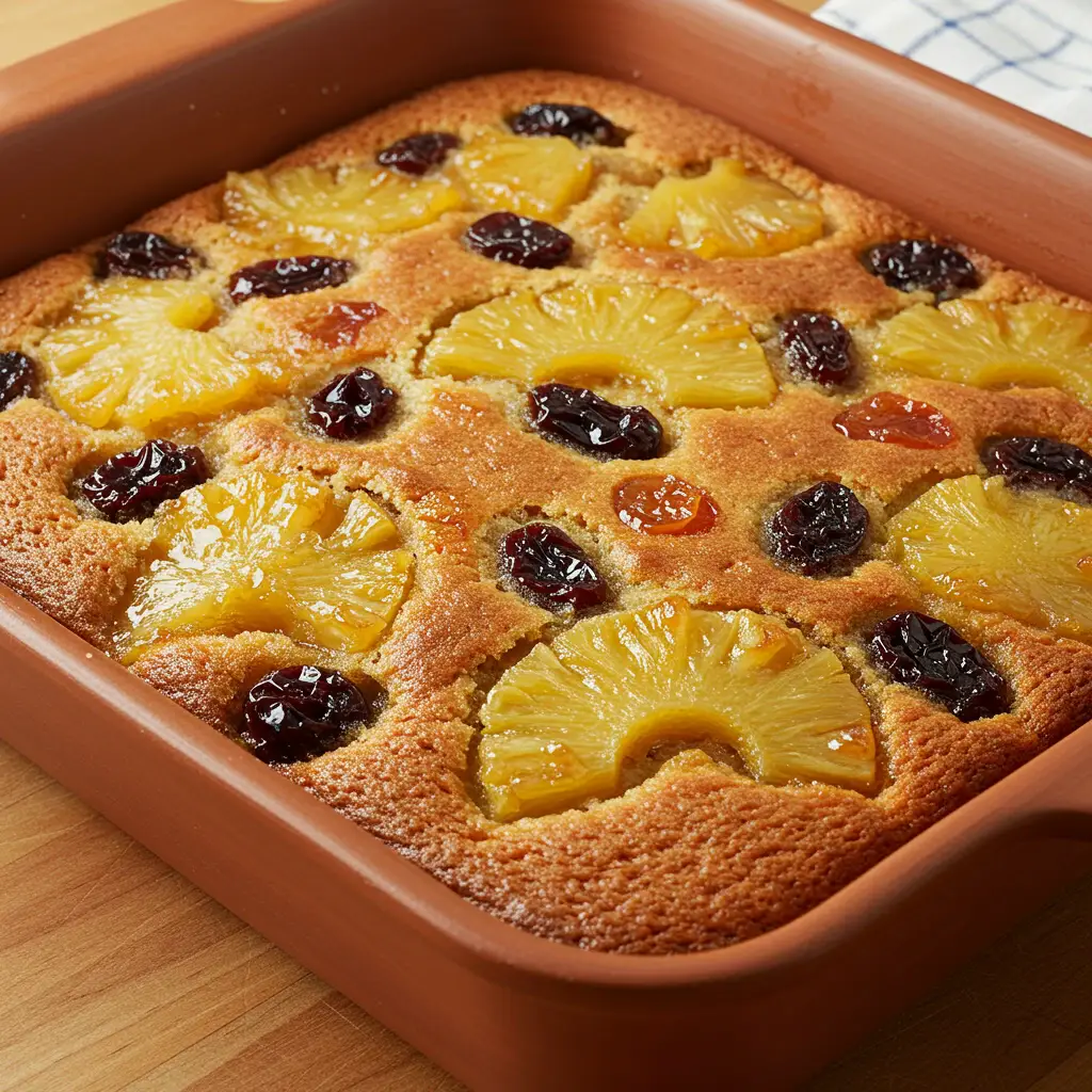 Receita de Bolo de Abacaxi e Frutas Secas de Elena - Dicas e Dicas
