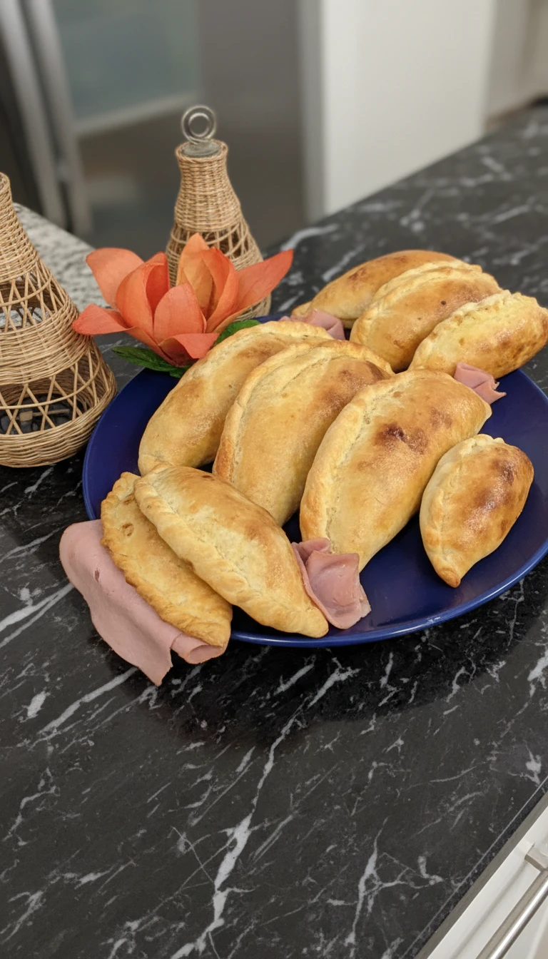 Receita de Calzone de Presunto e Mussarela - Dicas e Dicas