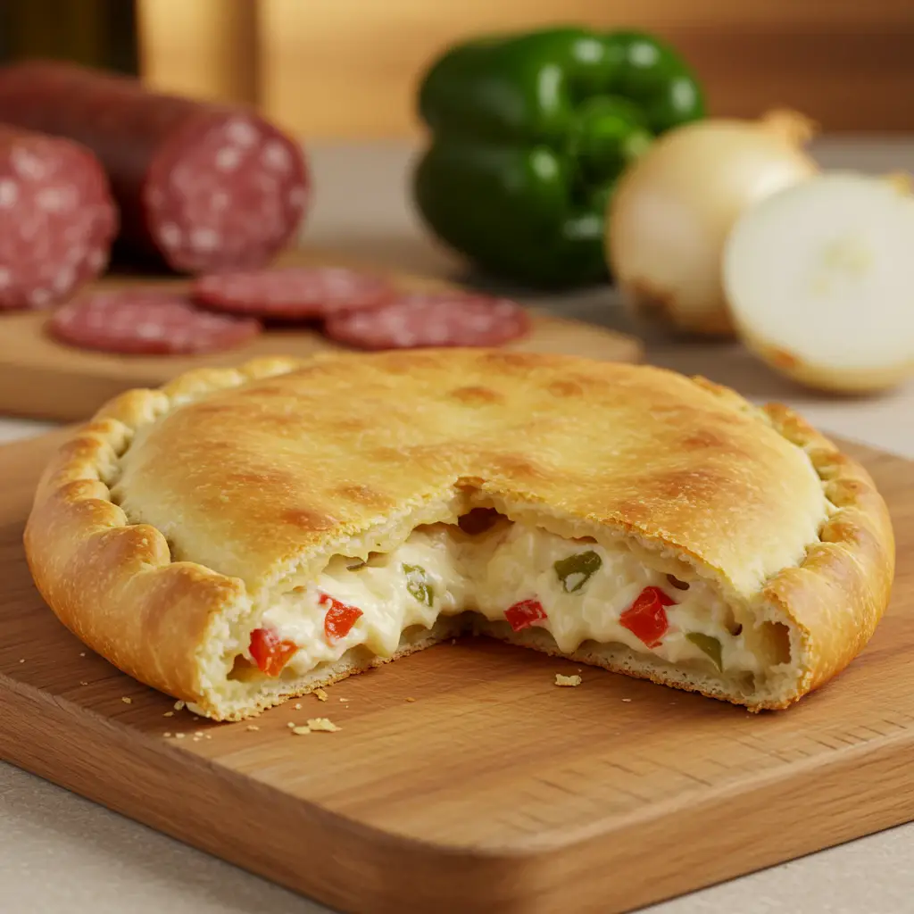 Receita de Calzone de Ricota e Presunto - Dicas e Dicas