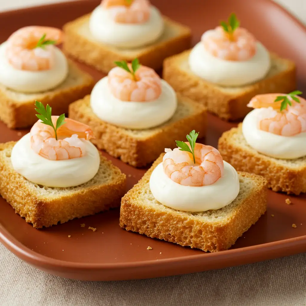 Receita de Canapés de Camarão Sete Barbas - Dicas e Dicas