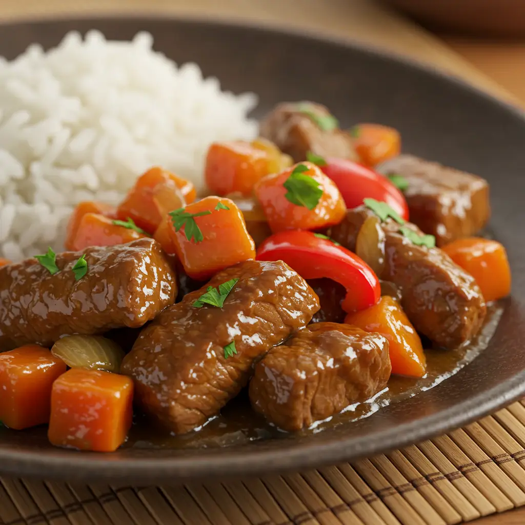 Receita de Carne de Porco ao Leite de Coco com Curry - Dicas e Dicas