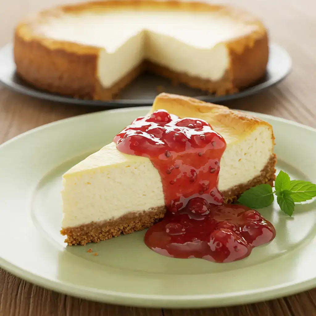 Receita de Cheesecake Cremoso com Molho de Frutas Vermelhas - Dicas e Dicas