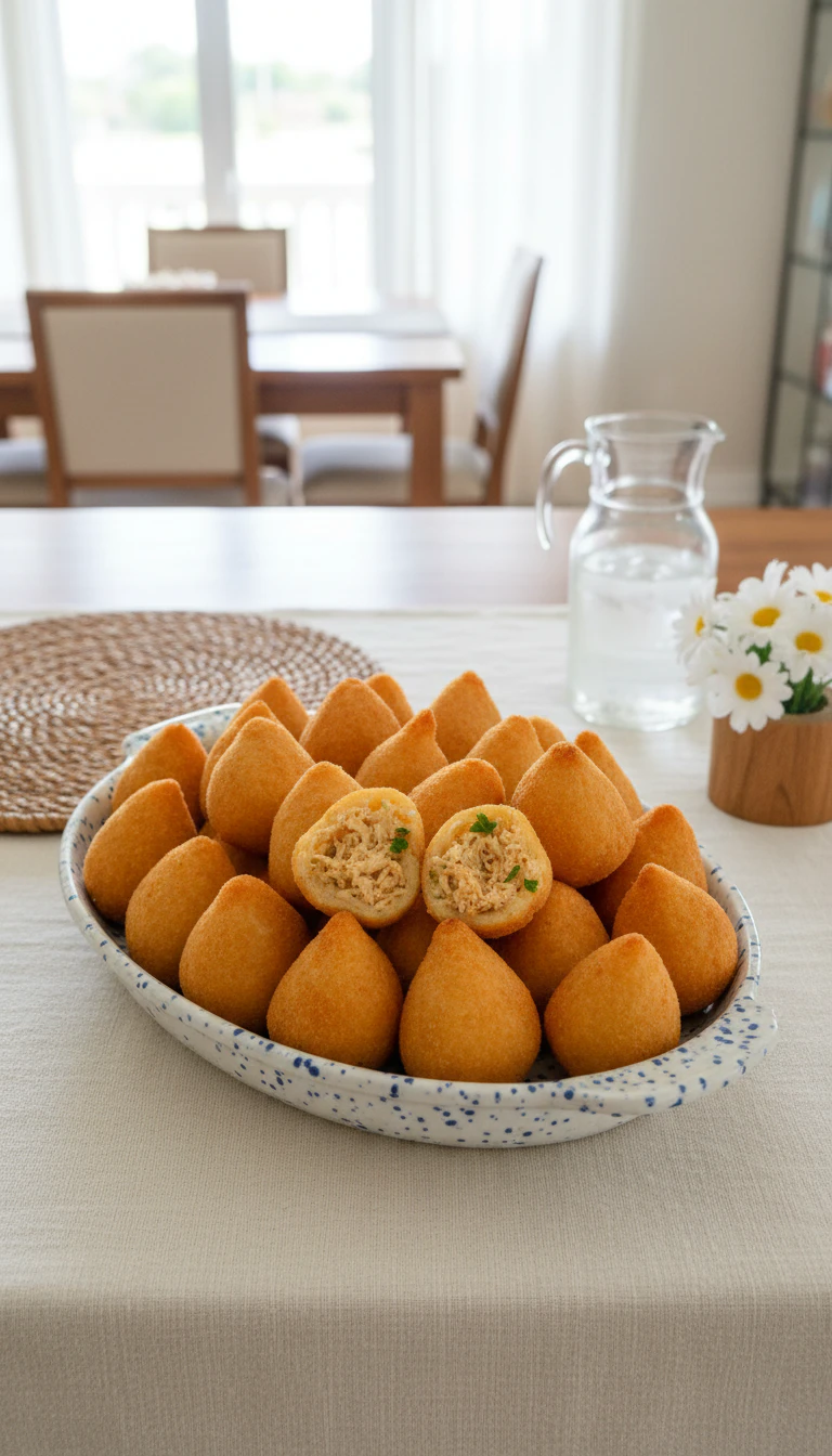 Receita de Coxinha Assada de Frango - Dicas e Dicas