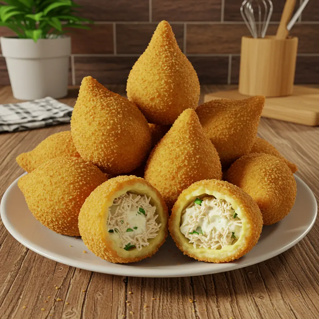 Receita de Coxinha de Frango Cremosa - Dicas e Dicas