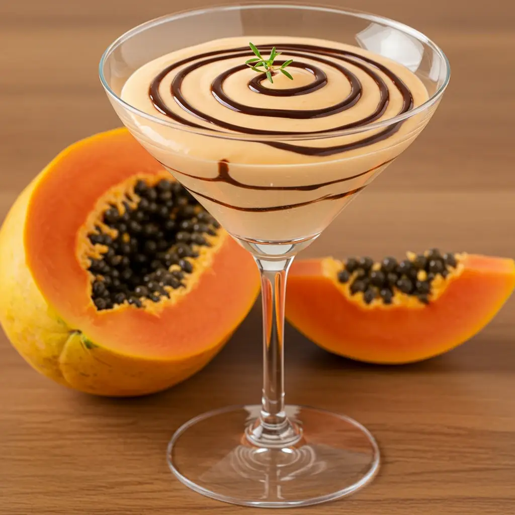 Receita de Creme de Papaya com Licor de Cassis - Dicas e Dicas
