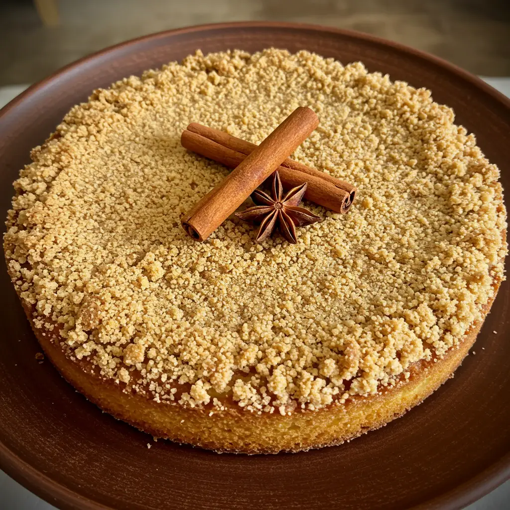 Receita de Cuca de Farofa Recheada com Creme de Leite - Dicas e Dicas