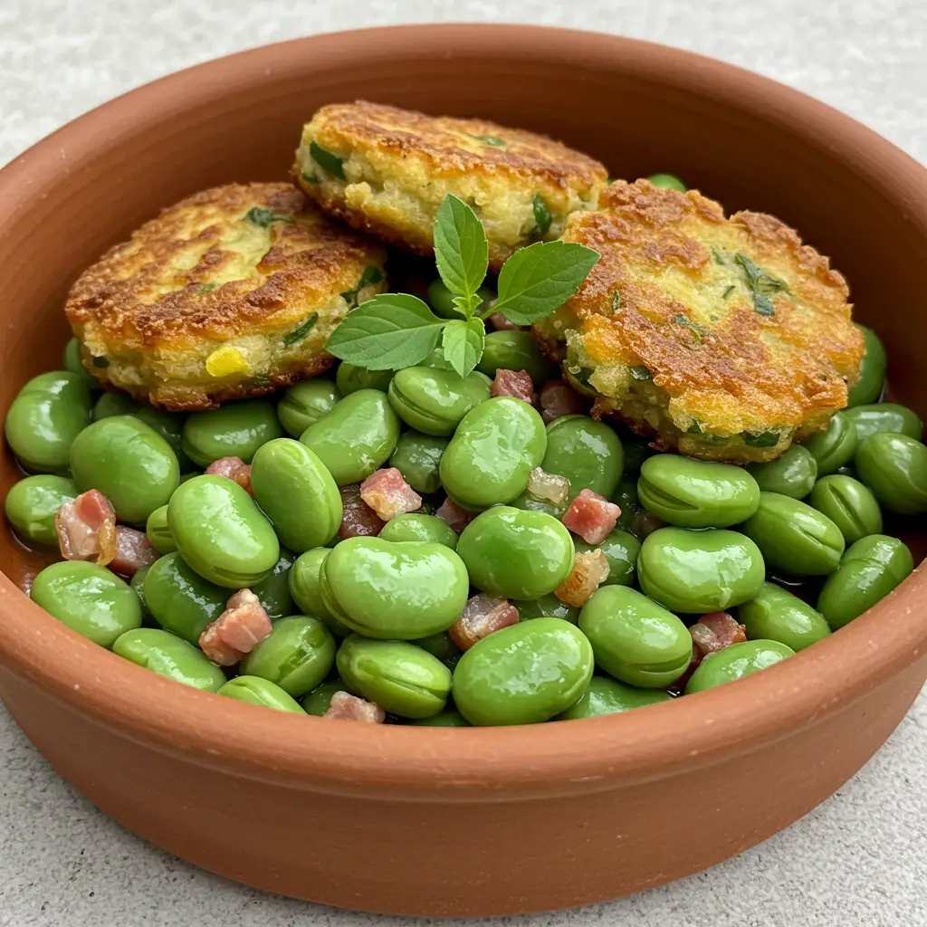 Receita de Favas Salteadas com Alheira Crocante - Dicas e Dicas