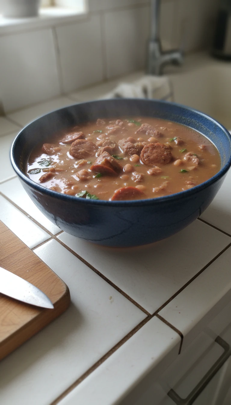Receita de Feijão Carioquinha com Calabresa e Carne Seca - Dicas e Dicas