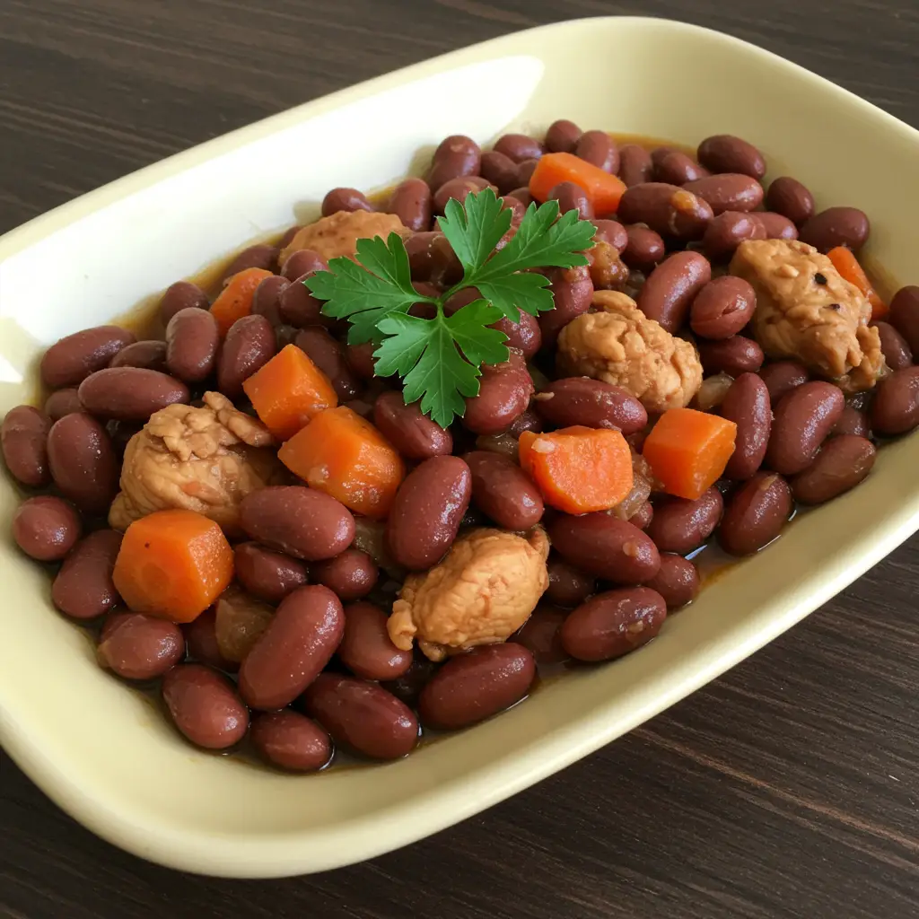 Receita de Feijão Carioquinha com Frango e Cenoura - Dicas e Dicas