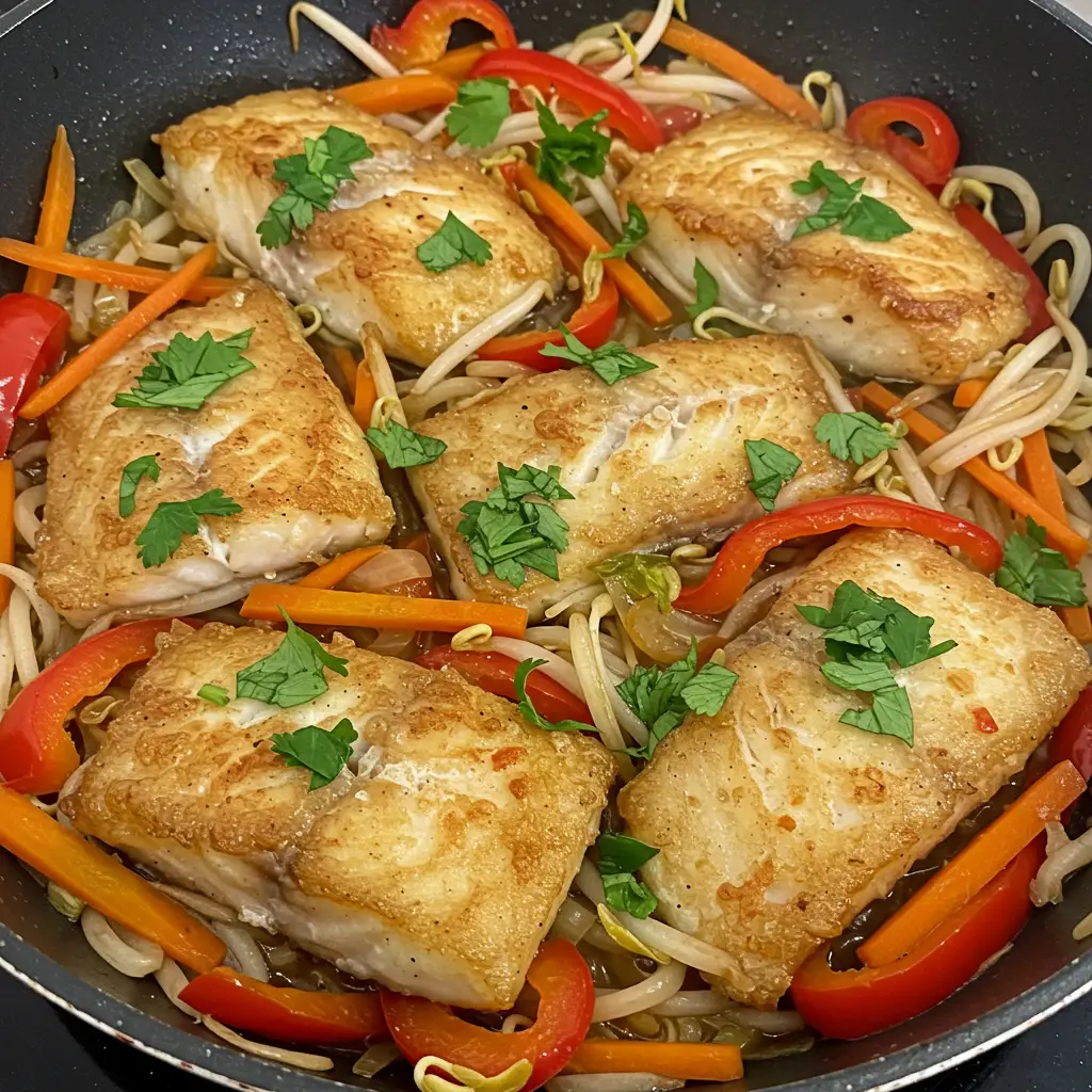 Receita de Filé de Mapará com Broto de Feijão e Molho de Gengibre ...