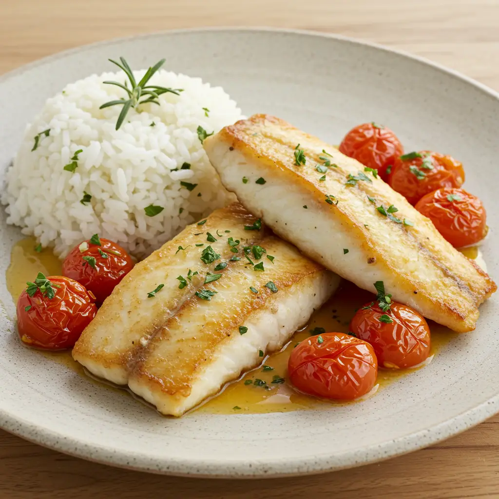 Receita de Filé de Peixe ao Molho Provençal com Arroz - Dicas e Dicas