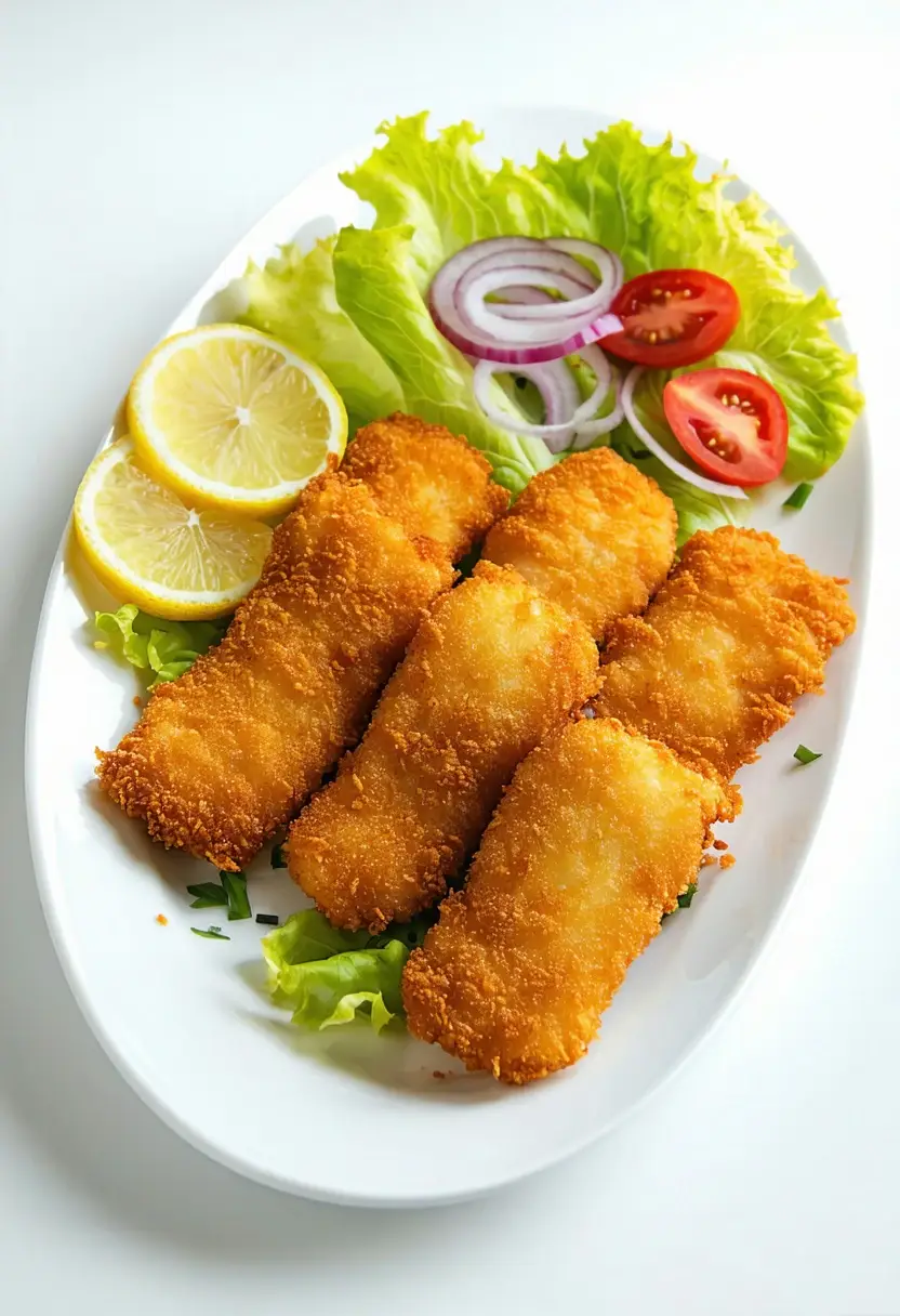 Receita de Filé de Pescada Empanado Crocante - Dicas e Dicas