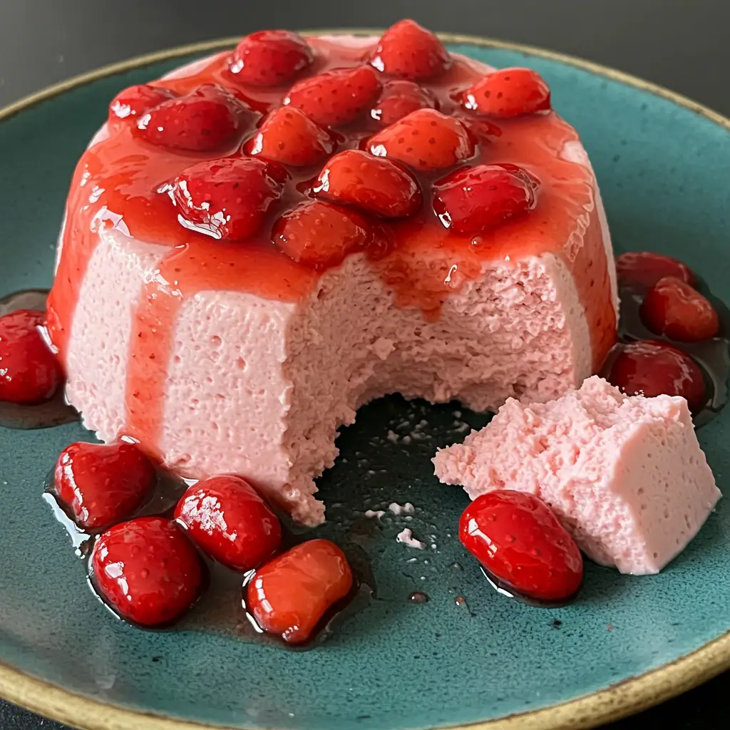 Receita de Flan de Morango Cremoso - Dicas e Dicas