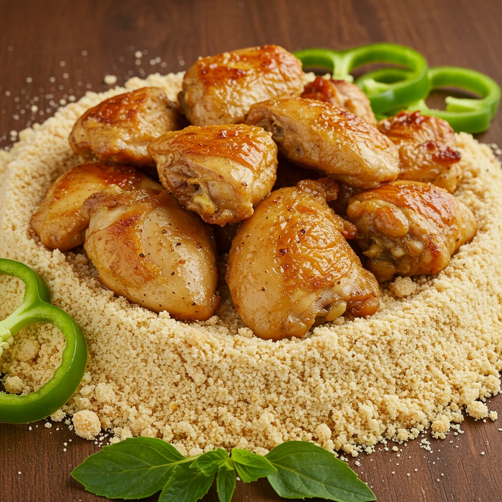 Receita de Frango assado com farofa crocante e aroma de vinho - Dicas e ...