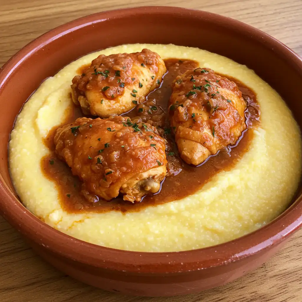 Receita de Frango com Angu Cremoso de Fubá - Dicas e Dicas