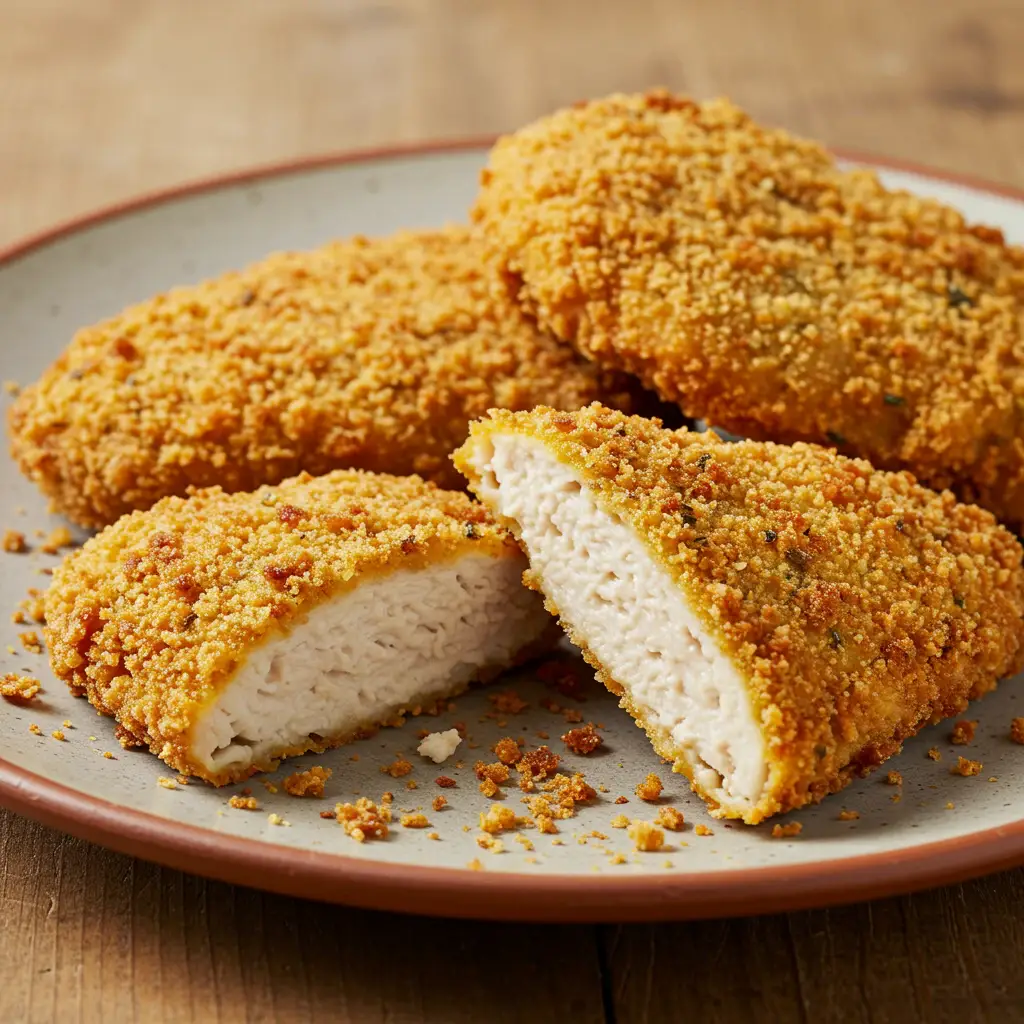 Receita de Frango Crocante com Farofa de Mandioca - Dicas e Dicas