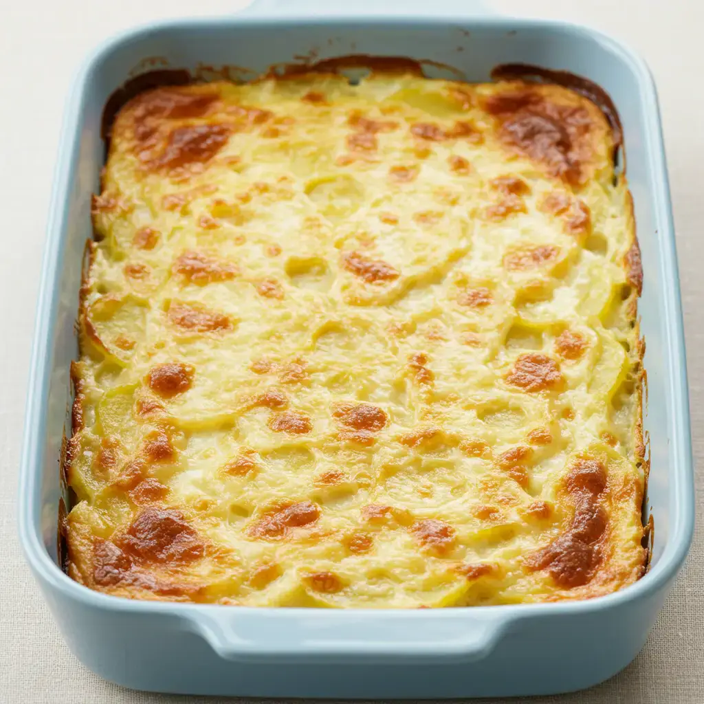 Receita de Gratinado de Batata e Queijo Cremoso - Dicas e Dicas