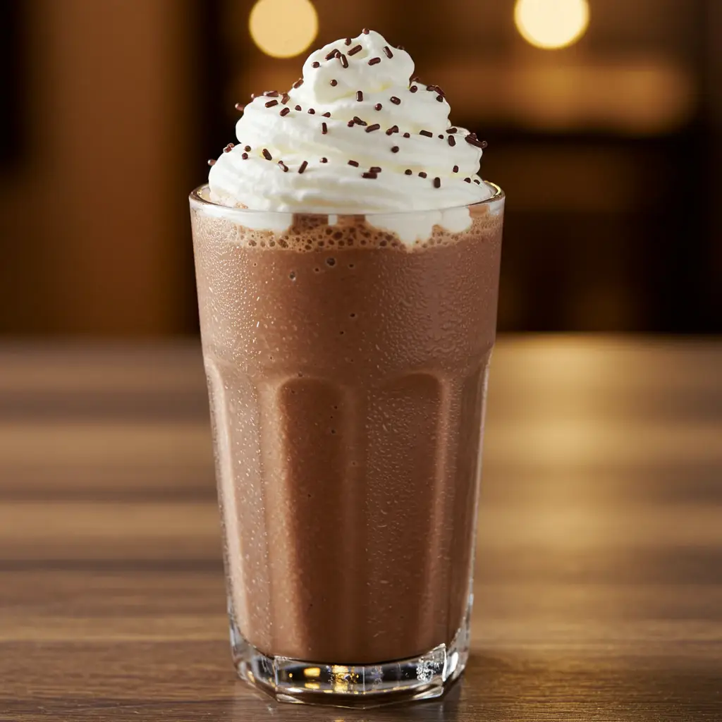 Receita de Milkshake de Chocolate Cremoso com Chantilly - Dicas e Dicas
