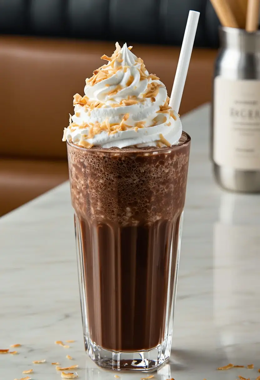Receita de Milkshake de Coco e Chocolate - Dicas e Dicas