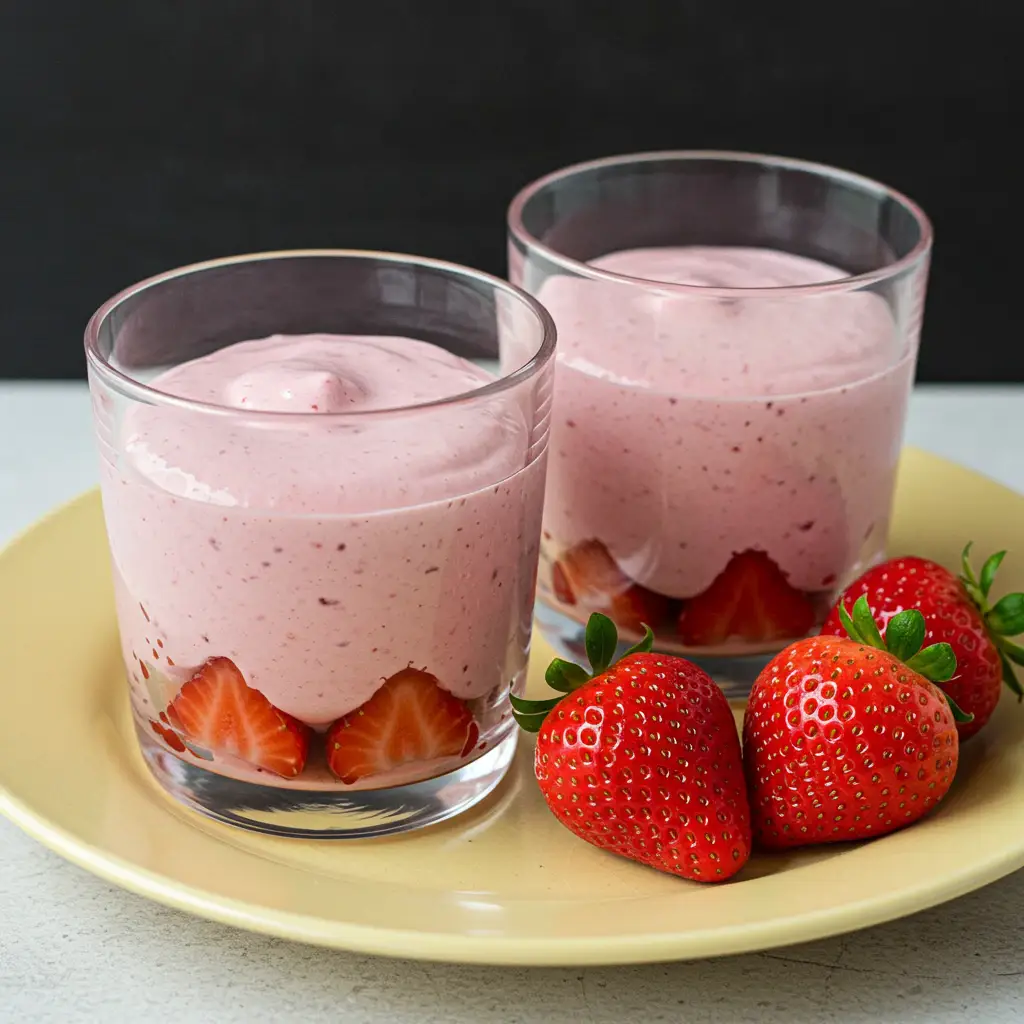 Receita de Mousse Cremoso de Morango e Coco - Dicas e Dicas