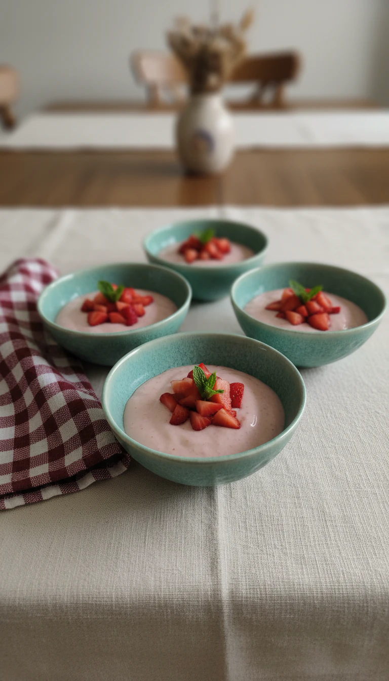 Receita de Mousse de Morango Cremoso - Dicas e Dicas