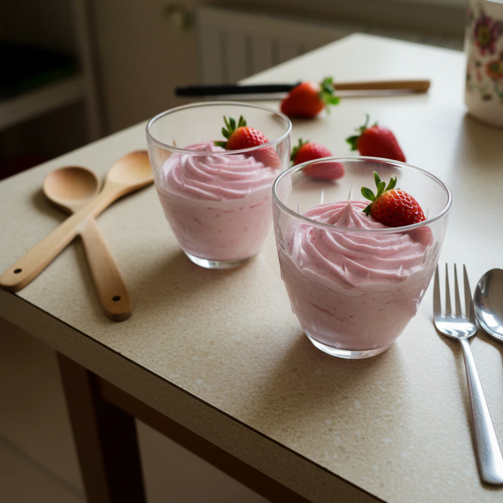 Receita de Mousse de Morango Cremoso com Leite Condensado - Dicas e Dicas