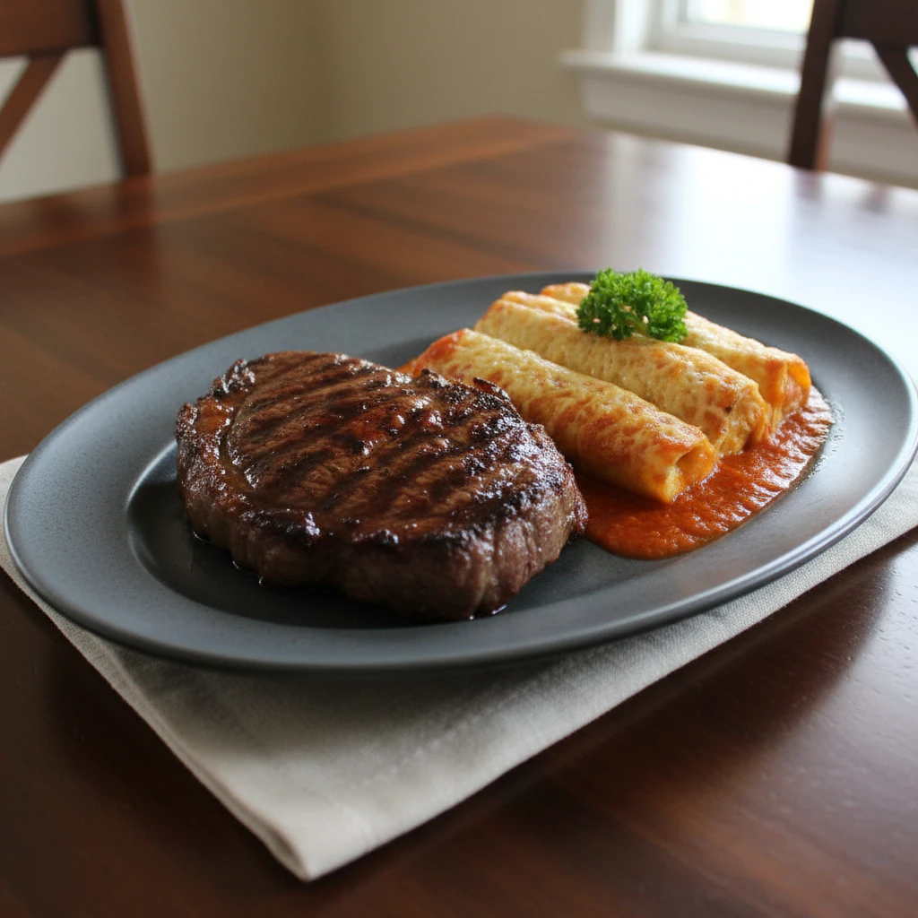 Receita de Palmito Pupunha à Parmegiana com Bife de Chorizo - Dicas e Dicas