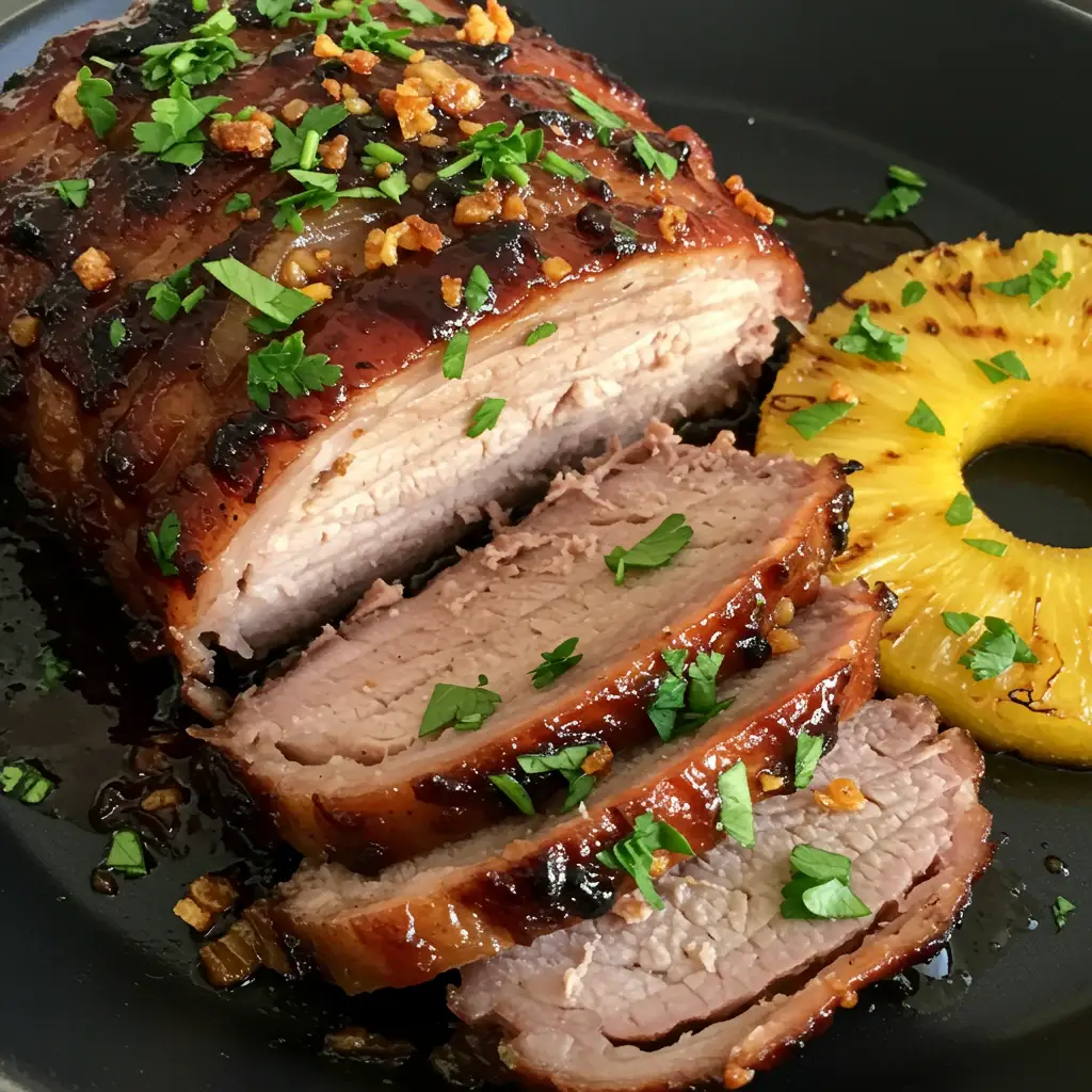 Receita de Pernil Assado com Abacaxi - Dicas e Dicas