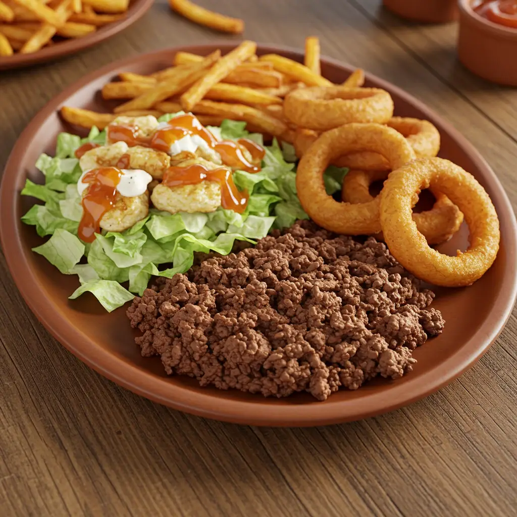 Receita de Picanha Burger com Batata Palito e Alface - Dicas e Dicas