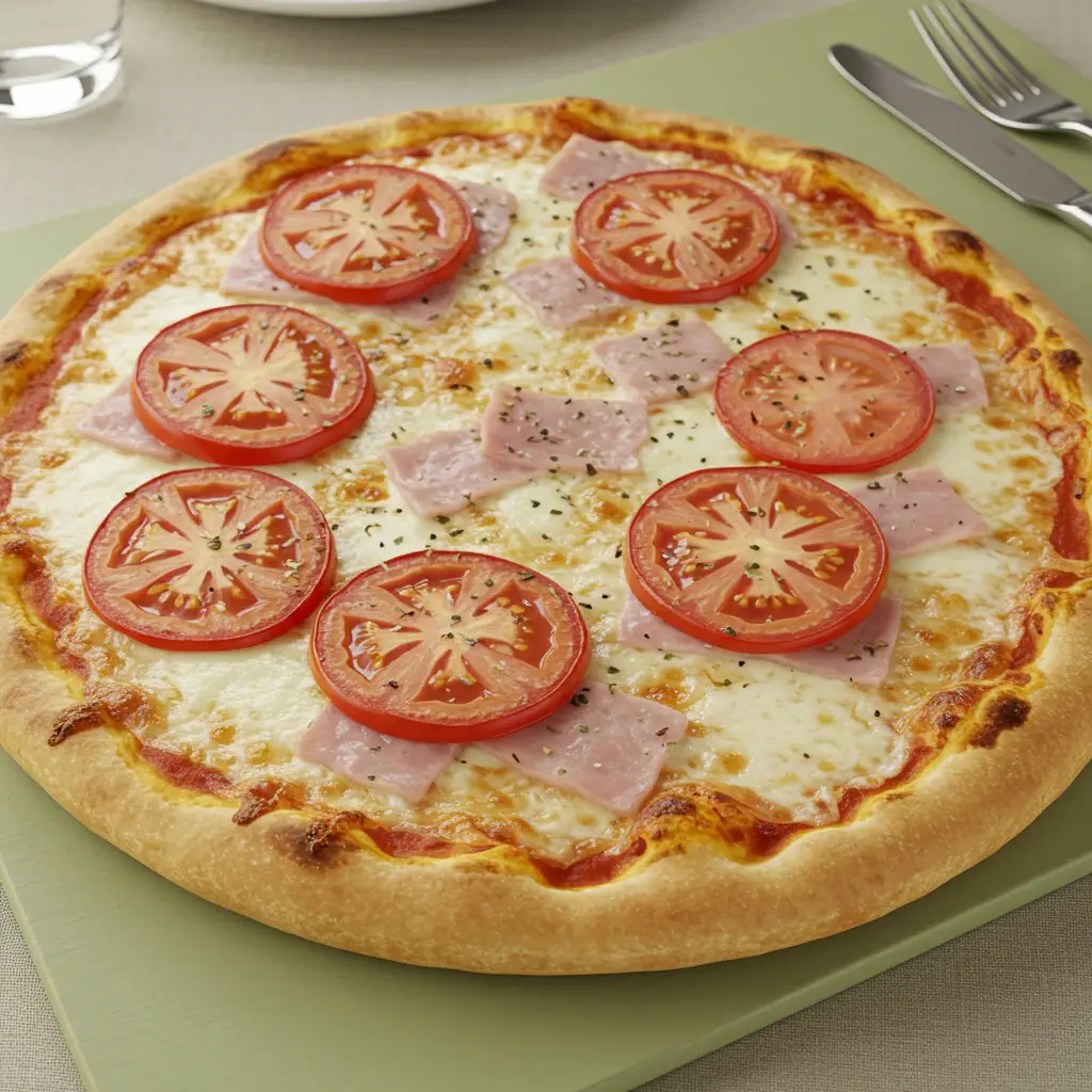 Receita de Pizza Rápida de Mussarela e Presunto - Dicas e Dicas
