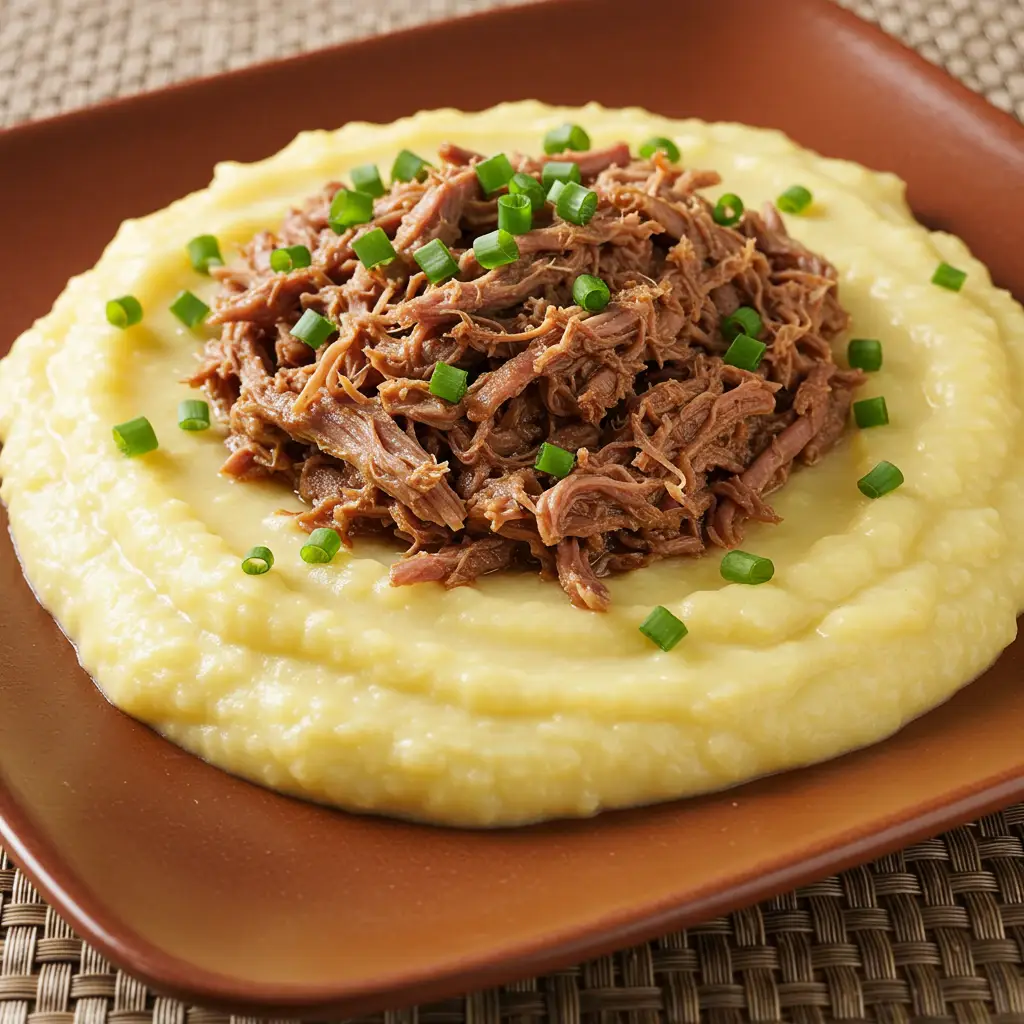 Receita de Purê Cremoso de Mandioca com Mussarela - Dicas e Dicas