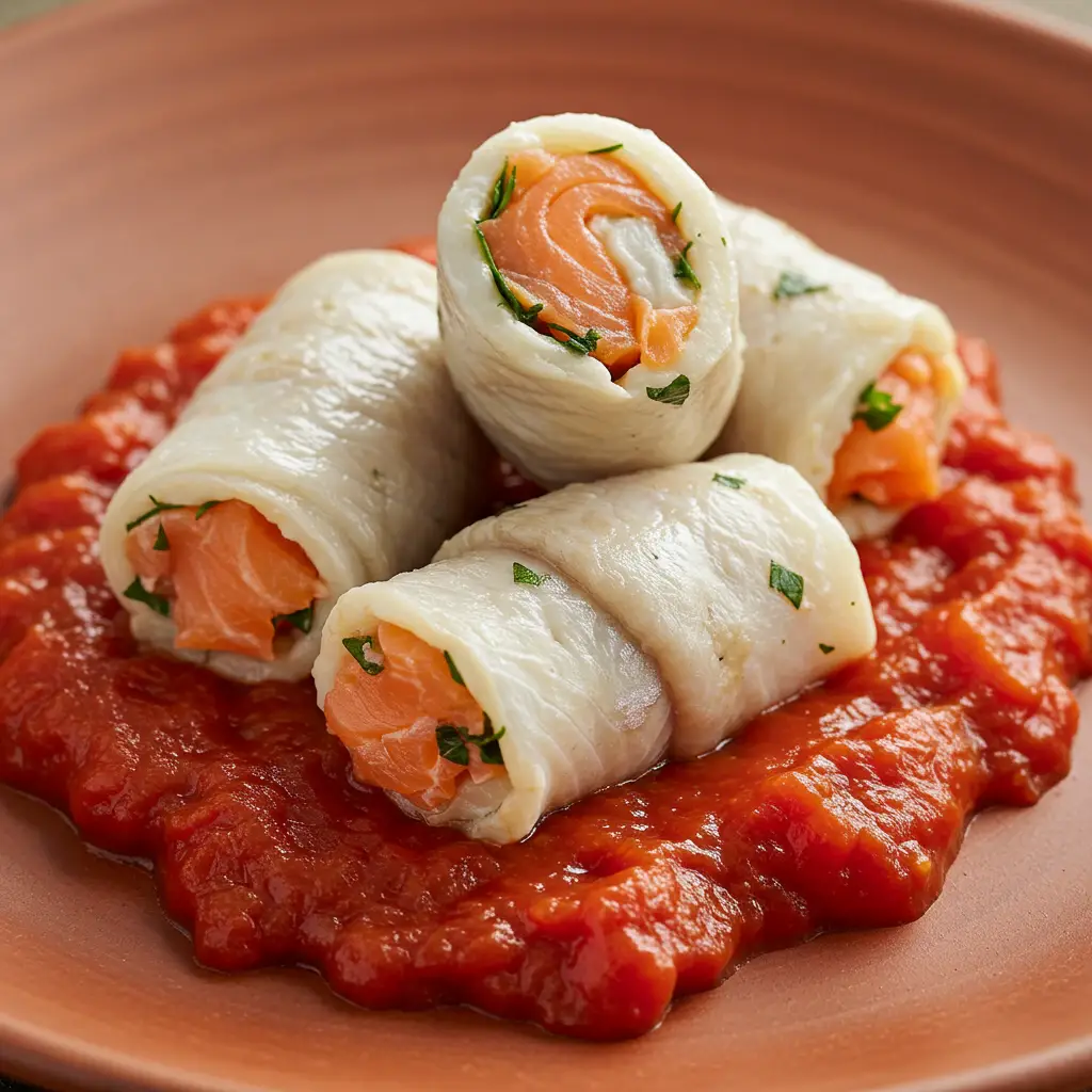 Receita de Rolinhos de Peixe com Molho de Tomate - Dicas e Dicas