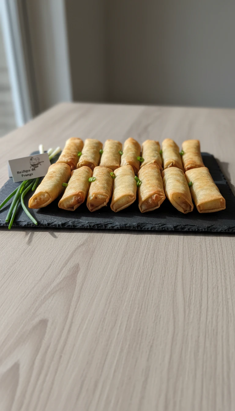 Receita de Rolinhos Primavera de Frango - Dicas e Dicas