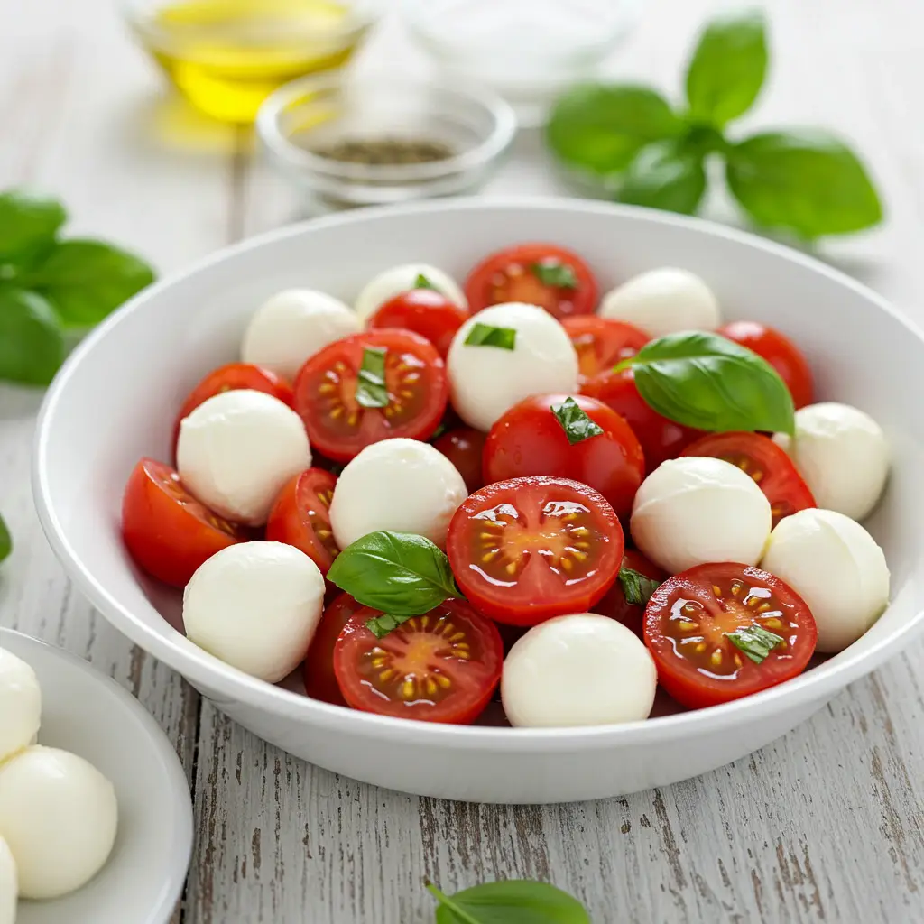 Receita de Salada Caprese: Fresca e saborosa - Dicas e Dicas