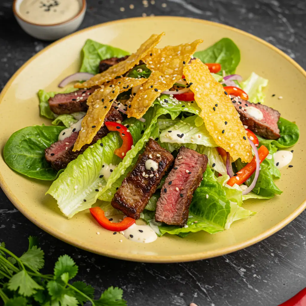 Receita de Salada de Filé Mignon com Molho Ranch - Dicas e Dicas