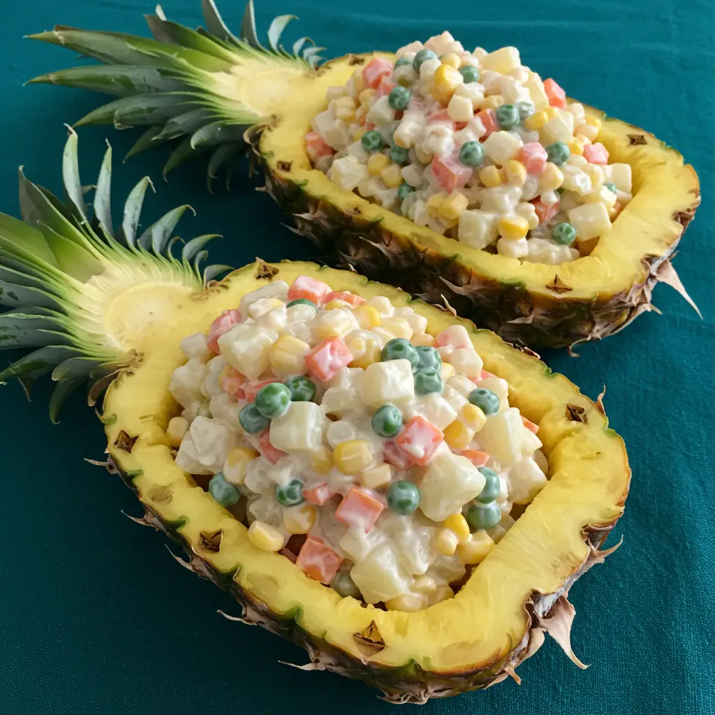 Receita de Salada Tropical de Frango e Abacaxi - Dicas e Dicas