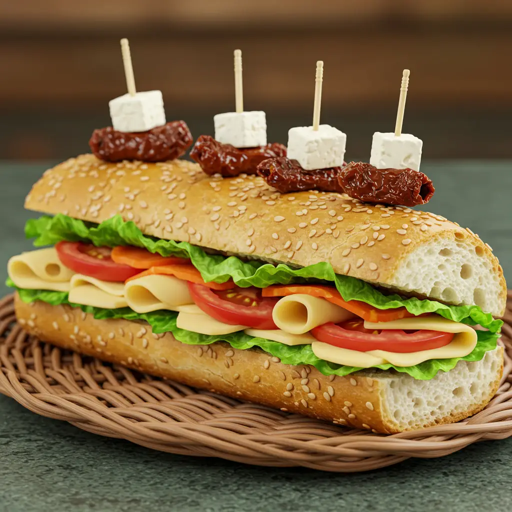Receita de Sanduíche de Metro Caprese - Dicas e Dicas
