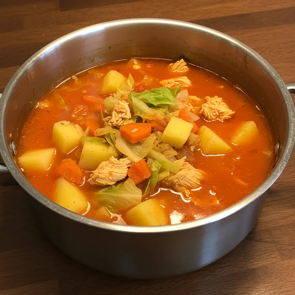 Receita de Sopão cremoso de frango com legumes e penne - Dicas e Dicas