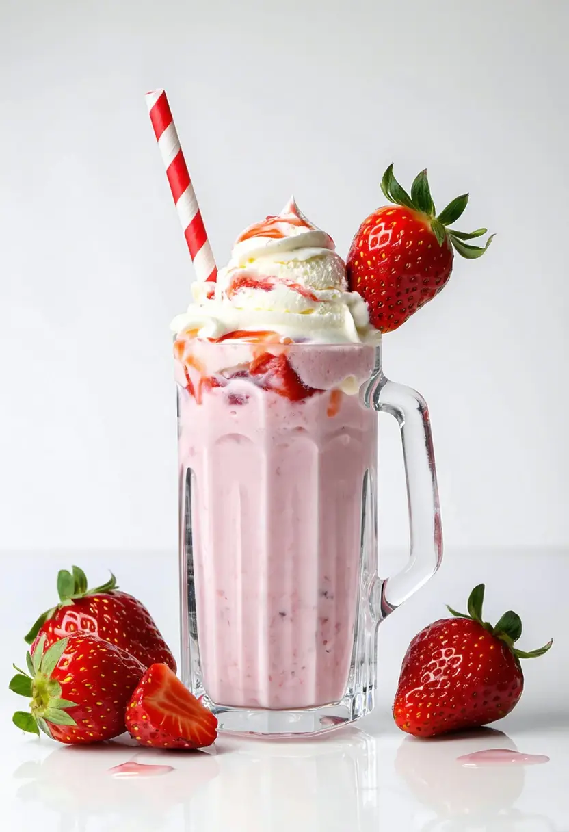 Receita de Milkshake de Morango - Dicas e Dicas