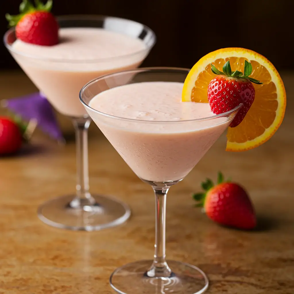 Receita de Vitamina Cremosa de Coco, Morango e Laranja - Dicas e Dicas