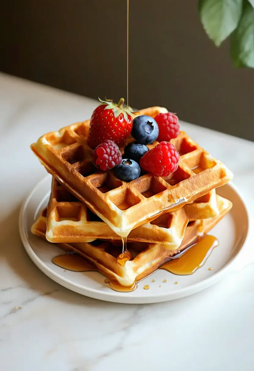Receita de Waffles Tradicionais - Dicas e Dicas