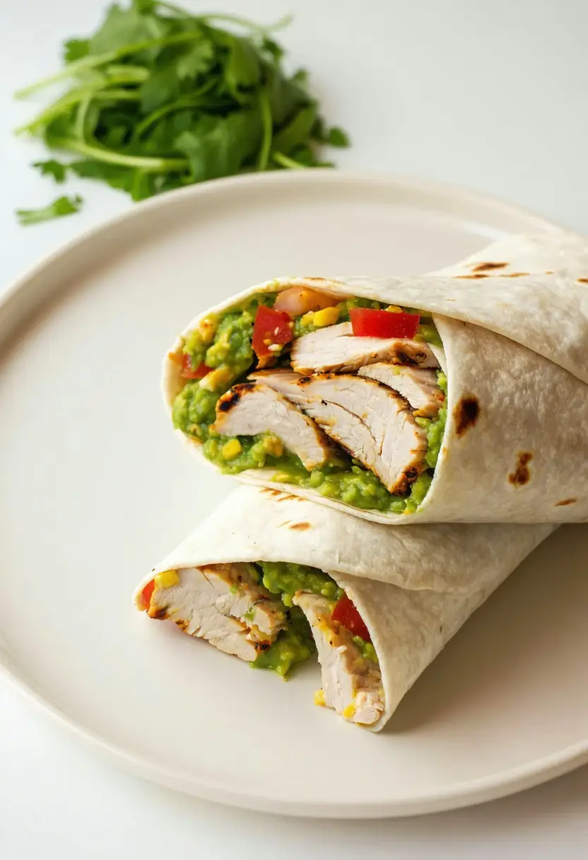 Receita de Wrap de frango com guacamole - Dicas e Dicas